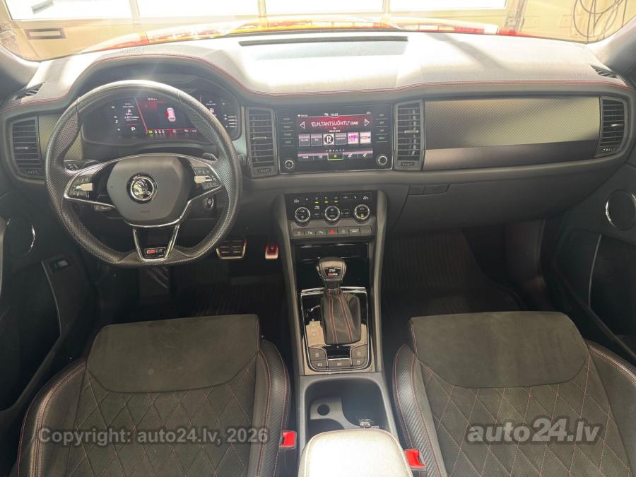 Красный Шкода Kodiaq 2021 в Пайде, объемом двигателя 2.00 л и пробегом 73 тыс. км за 36400 €, фото 8 на AUTOMOTO.COM.LV