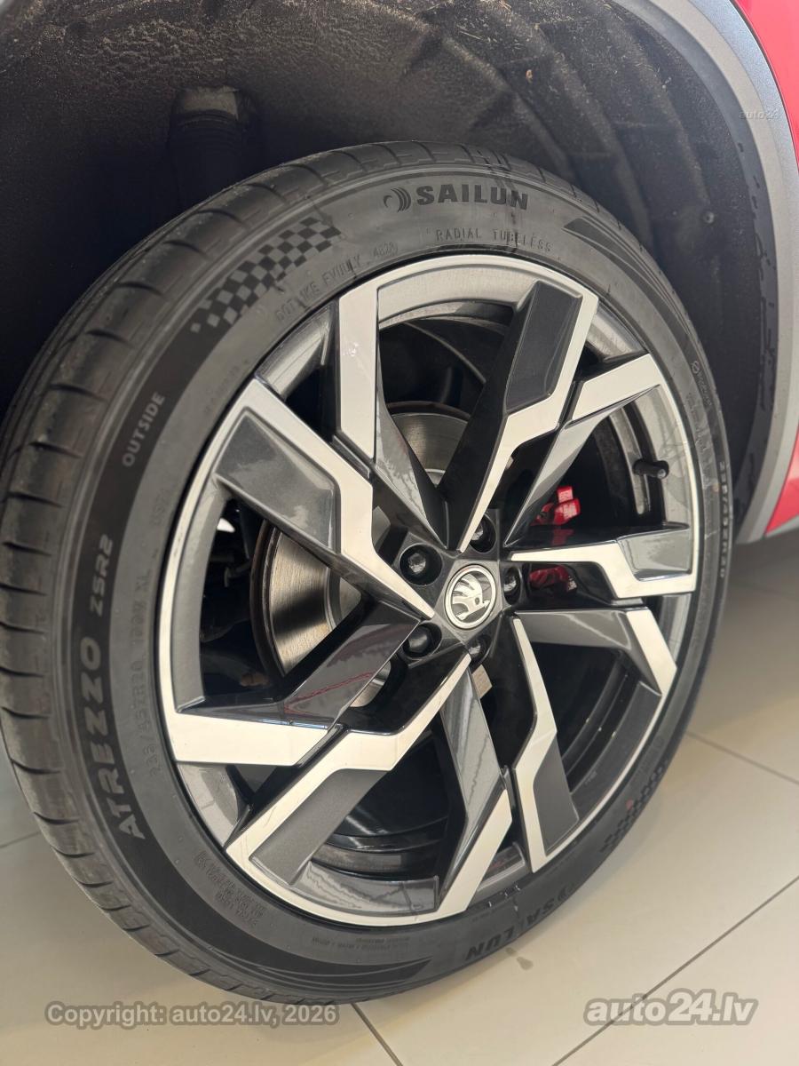 Красный Шкода Kodiaq 2021 в Пайде, объемом двигателя 2.00 л и пробегом 73 тыс. км за 36400 €, фото 11 на AUTOMOTO.COM.LV