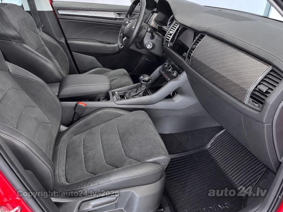 Red Skoda Kodiaq 2022 in Tallinn, with an engine capacity of 1.50 L and mileage of 138 thousand km for 23990 €, photo 9 on AUTOMOTO.COM.LV
