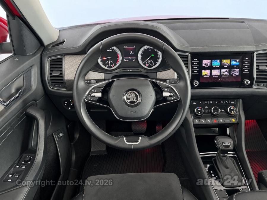 Red Skoda Kodiaq 2022 in Tallinn, with an engine capacity of 1.50 L and mileage of 138 thousand km for 23990 €, photo 11 on AUTOMOTO.COM.LV