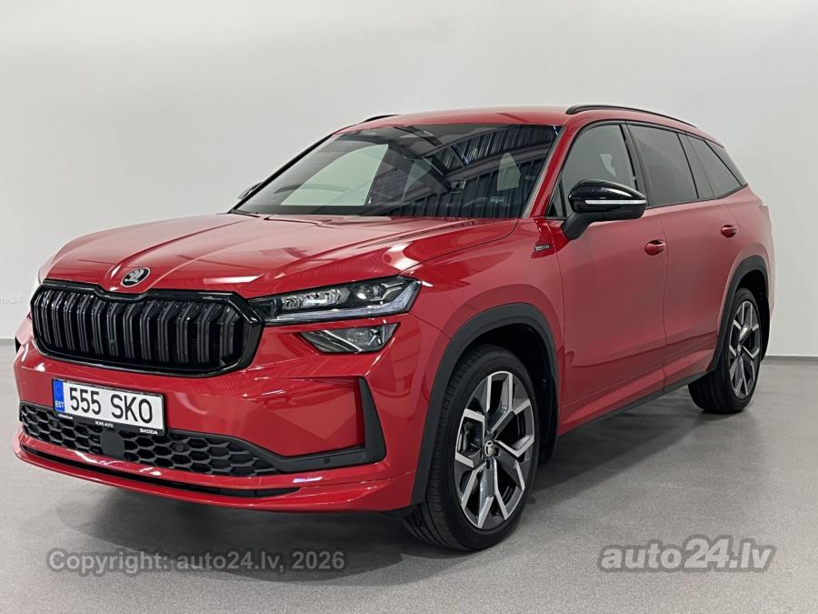 Красный Шкода Kodiaq 2025 в Таллин, объемом двигателя 2.00 л и пробегом 22 тыс. км за 46900 €, фото 1 на AUTOMOTO.COM.LV