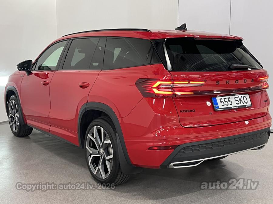Красный Шкода Kodiaq 2025 в Таллин, объемом двигателя 2.00 л и пробегом 22 тыс. км за 46900 €, фото 6 на AUTOMOTO.COM.LV