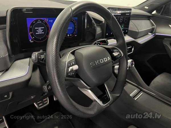 Red Skoda Kodiaq 2025 in Tallinn, with an engine capacity of 2.00 L and mileage of 22 thousand km for 46900 €, photo 8 on AUTOMOTO.COM.LV