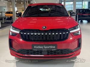 Red Skoda Kodiaq 2026 in Tallinn, with an engine capacity of 2.00 L and mileage of 0 thousand km for 49900 €, photo 3 on AUTOMOTO.COM.LV