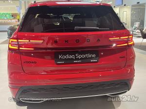 Red Skoda Kodiaq 2026 in Tallinn, with an engine capacity of 2.00 L and mileage of 0 thousand km for 49900 €, photo 5 on AUTOMOTO.COM.LV