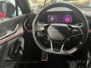 Red Skoda Kodiaq 2026 in Tallinn, with an engine capacity of 2.00 L and mileage of 0 thousand km for 49900 €, photo 11 on AUTOMOTO.COM.LV