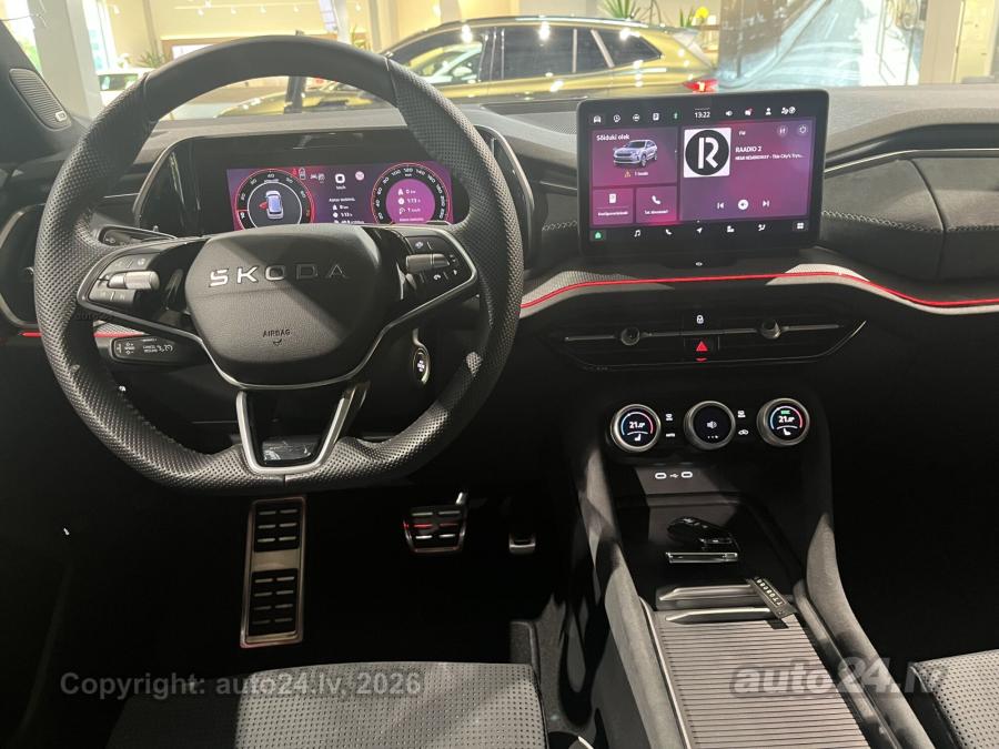 Red Skoda Kodiaq 2026 in Tallinn, with an engine capacity of 2.00 L and mileage of 0 thousand km for 49900 €, photo 14 on AUTOMOTO.COM.LV