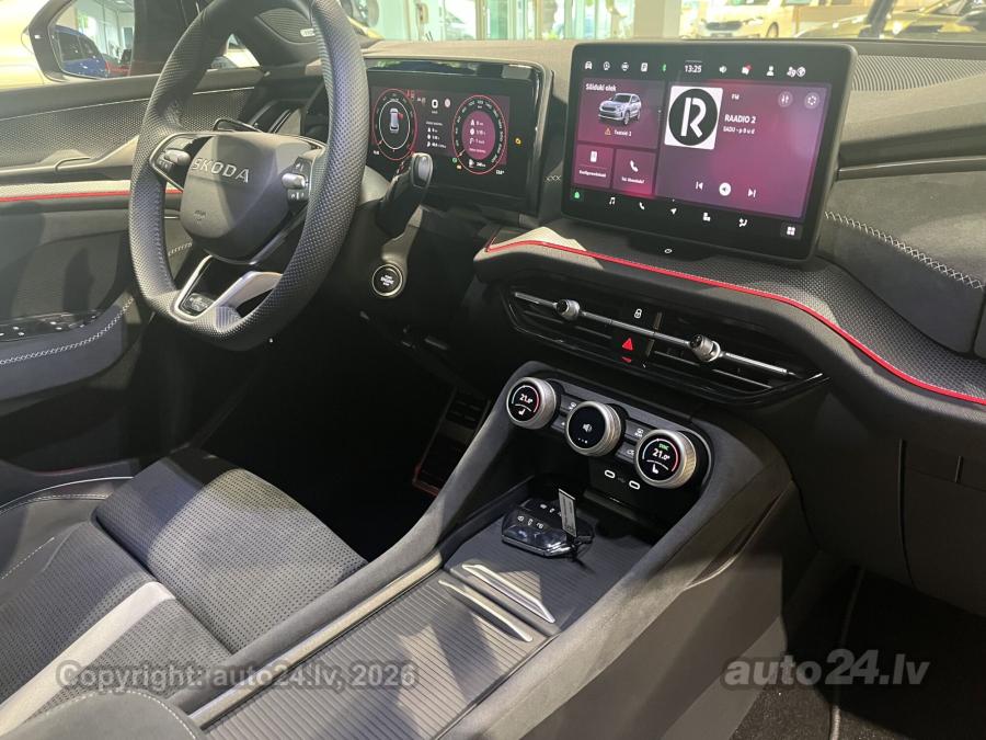 Red Skoda Kodiaq 2026 in Tallinn, with an engine capacity of 2.00 L and mileage of 0 thousand km for 49900 €, photo 20 on AUTOMOTO.COM.LV