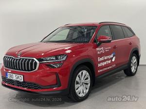 Sarkans Skoda Kodiaq 2026 Tallina, ar dzinēja tilpumu 1.50 L un nobraukumu 2 tūkst. km par 41900 €, foto  vietnē AUTOMOTO.COM.LV