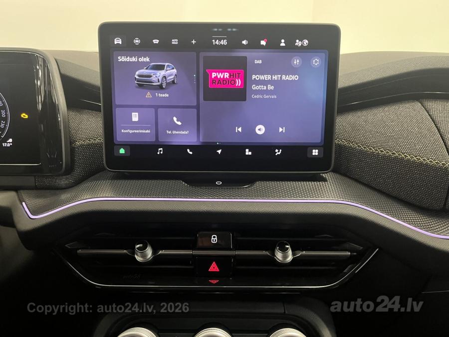 Sarkans Skoda Kodiaq 2026 Tallina, ar dzinēja tilpumu 1.50 L un nobraukumu 2 tūkst. km par 41900 €, foto 13 vietnē AUTOMOTO.COM.LV