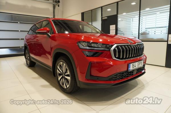 Sarkans Skoda Kodiaq 2026 Tallina, ar dzinēja tilpumu 1.50 L un nobraukumu 2 tūkst. km par 41900 €, foto 5 vietnē AUTOMOTO.COM.LV