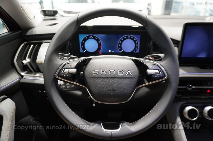 Red Skoda Kodiaq 2026 in Tallinn, with an engine capacity of 1.50 L and mileage of 2 thousand km for 41900 €, photo 21 on AUTOMOTO.COM.LV