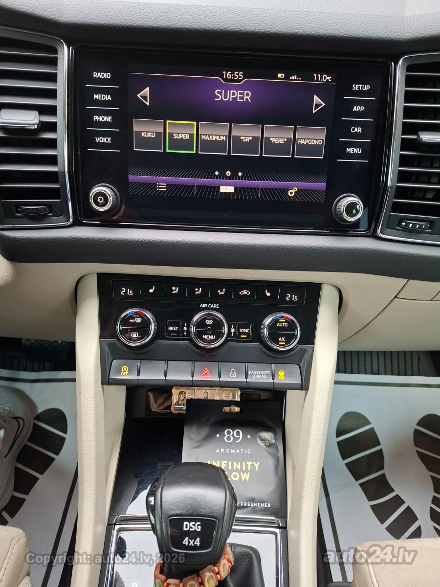 Шкода Kodiaq 2017 в Таллин, объемом двигателя 2.00 л и пробегом 155 тыс. км за 18900 €, фото 9 на AUTOMOTO.COM.LV