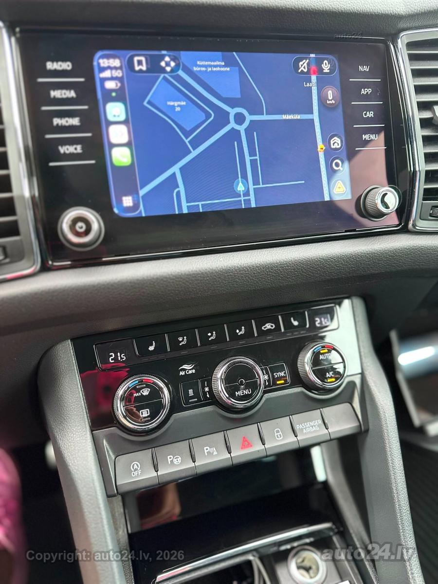 Skoda Kodiaq 2019 in Tallinn, with an engine capacity of 2.00 L and mileage of 176 thousand km for 22000 €, photo 9 on AUTOMOTO.COM.LV