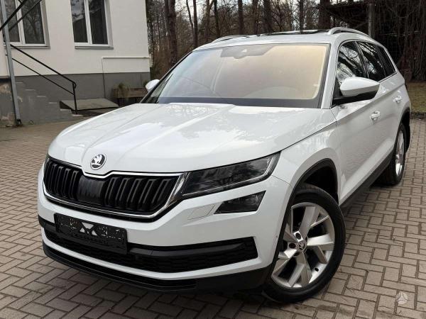White Skoda Kodiaq 2017 in Prienai, with an engine capacity of 1.97 L and mileage of 247 thousand km for 16950 €, photo 4 on AUTOMOTO.COM.LV
