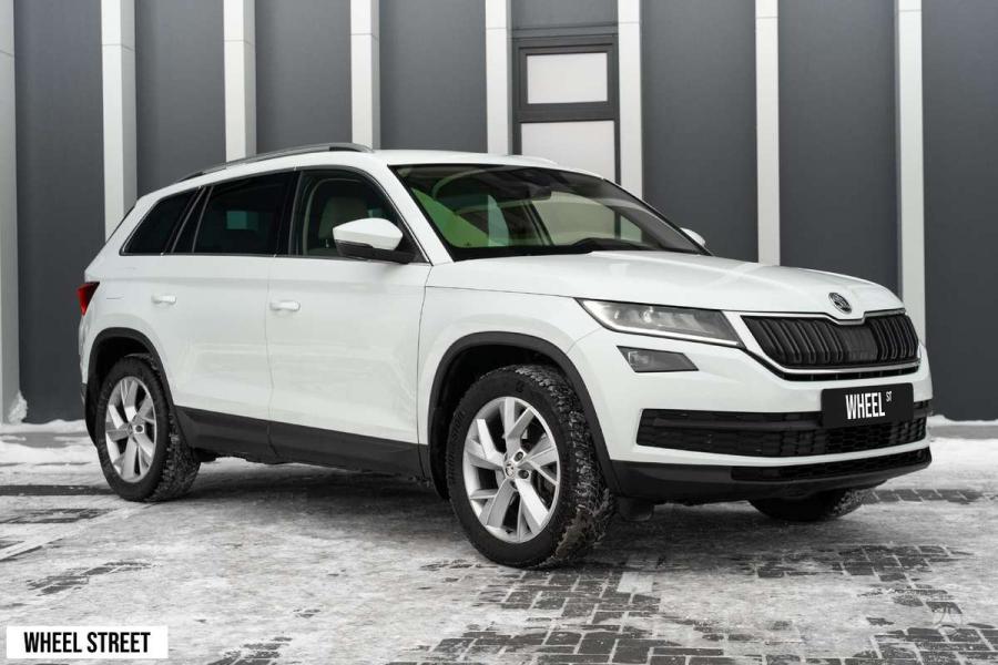 Белый Шкода Kodiaq 2017 в Вильнюс, объемом двигателя 1.98 л и пробегом 156 тыс. км за 17950 €, фото 1 на AUTOMOTO.COM.LV