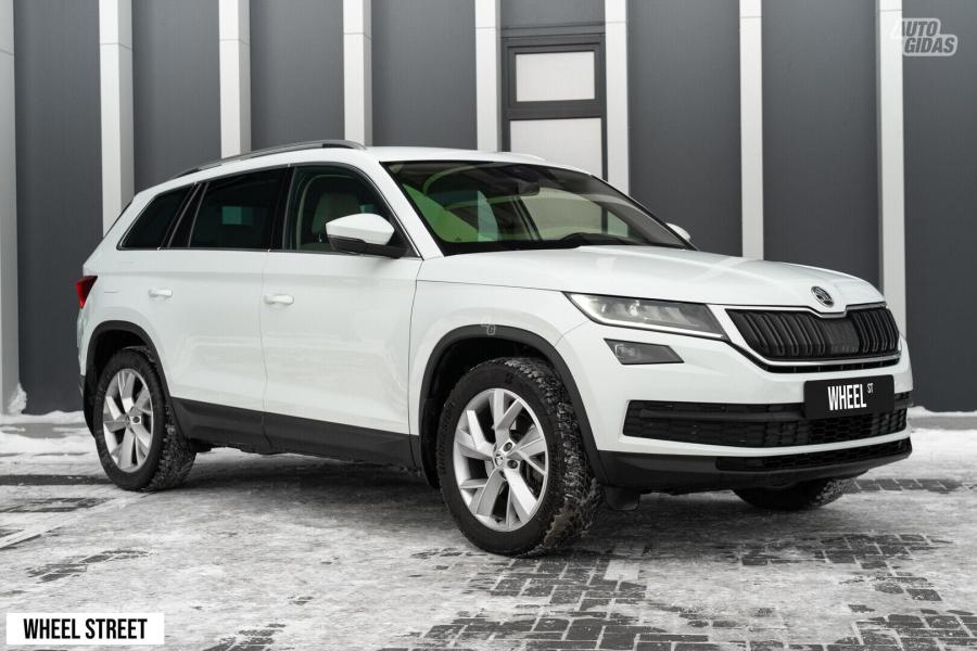 Белый Шкода Kodiaq 2017 в Вильнюс, объемом двигателя 2.00 л и пробегом 156 тыс. км за 17950 €, фото 1 на AUTOMOTO.COM.LV