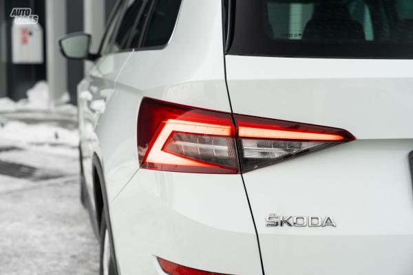 White Skoda Kodiaq 2017 in Vilnius, with an engine capacity of 2.00 L and mileage of 156 thousand km for 17950 €, photo 5 on AUTOMOTO.COM.LV