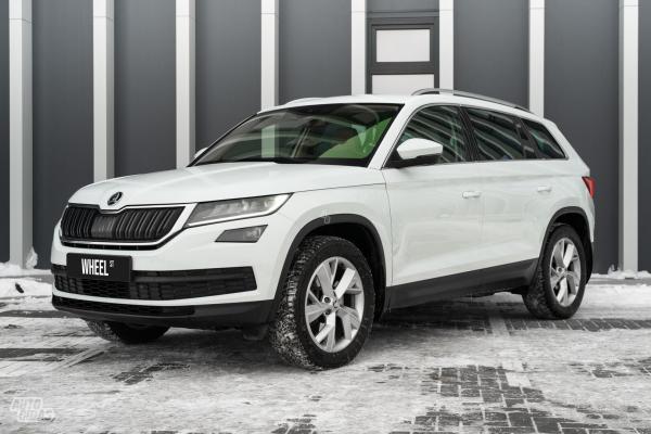 White Skoda Kodiaq 2017 in Vilnius, with an engine capacity of 2.00 L and mileage of 156 thousand km for 17950 €, photo 8 on AUTOMOTO.COM.LV