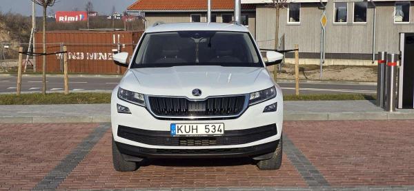 White Skoda Kodiaq 2017 in Klaipeda, with an engine capacity of 2.00 L and mileage of 160 thousand km for 19200 €, photo 2 on AUTOMOTO.COM.LV
