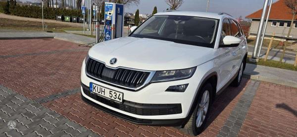 White Skoda Kodiaq 2017 in Klaipeda, with an engine capacity of 2.00 L and mileage of 160 thousand km for 19200 €, photo 8 on AUTOMOTO.COM.LV