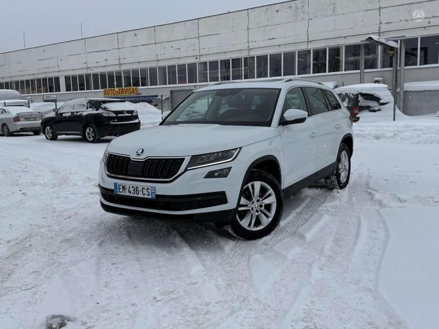 Белый Шкода Kodiaq 2017 в Паневежис, объемом двигателя 2.00 л и пробегом 278 тыс. км за 15990 €, фото 6 на AUTOMOTO.COM.LV