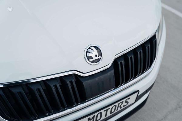 White Skoda Kodiaq 2017 in Vilnius, with an engine capacity of 1.97 L and mileage of 195 thousand km for 17990 €, photo 4 on AUTOMOTO.COM.LV