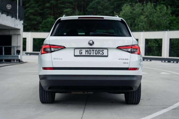 White Skoda Kodiaq 2017 in Vilnius, with an engine capacity of 1.97 L and mileage of 195 thousand km for 17990 €, photo 9 on AUTOMOTO.COM.LV