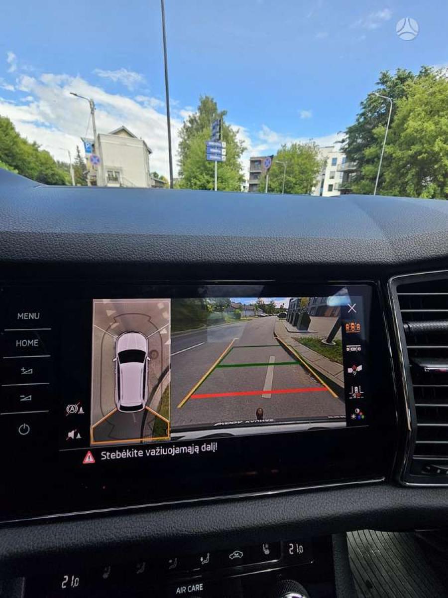 White Skoda Kodiaq 2017 in Vilnius, with an engine capacity of 1.97 L and mileage of 267 thousand km for 18900 €, photo 22 on AUTOMOTO.COM.LV