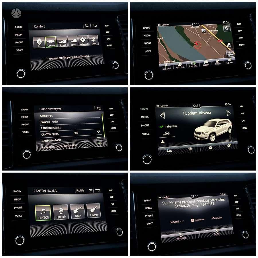 Белый Шкода Kodiaq 2017 в Пренай, объемом двигателя 1.97 л и пробегом 279 тыс. км за 16700 €, фото 46 на AUTOMOTO.COM.LV