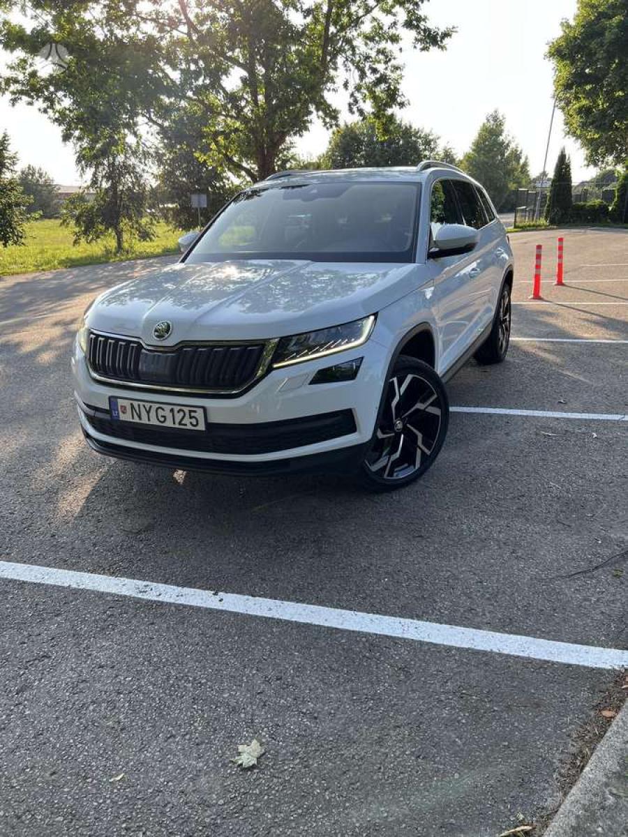 Белый Шкода Kodiaq 2017 в Клайпеда, объемом двигателя 1.97 л и пробегом 285 тыс. км за 18900 €, фото 6 на AUTOMOTO.COM.LV