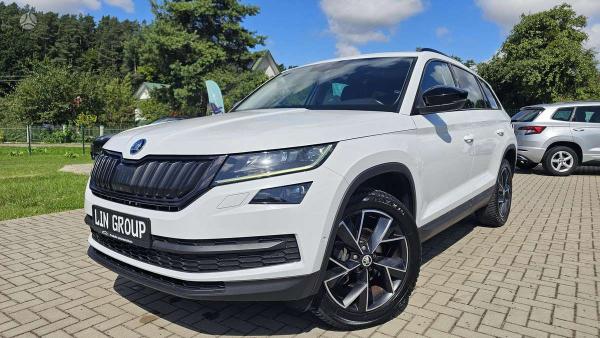 White Skoda Kodiaq 2017 in Prienai, with an engine capacity of 1.40 L and mileage of 198 thousand km for 16799 €, photo 1 on AUTOMOTO.COM.LV