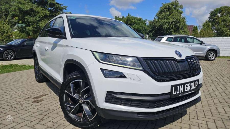 Белый Шкода Kodiaq 2017 в Пренай, объемом двигателя 1.40 л и пробегом 198 тыс. км за 16799 €, фото 10 на AUTOMOTO.COM.LV