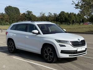 White Skoda Kodiaq 2017 in Siauliai, with an engine capacity of 1.97 L and mileage of 341 thousand km for 14129 €, photo 4 on AUTOMOTO.COM.LV