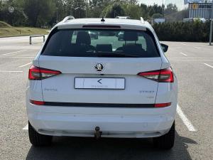 White Skoda Kodiaq 2017 in Siauliai, with an engine capacity of 1.97 L and mileage of 341 thousand km for 14129 €, photo 6 on AUTOMOTO.COM.LV