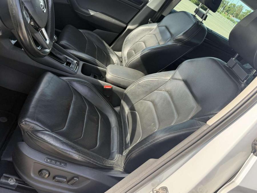 White Skoda Kodiaq 2017 in Siauliai, with an engine capacity of 1.97 L and mileage of 341 thousand km for 14129 €, photo 15 on AUTOMOTO.COM.LV