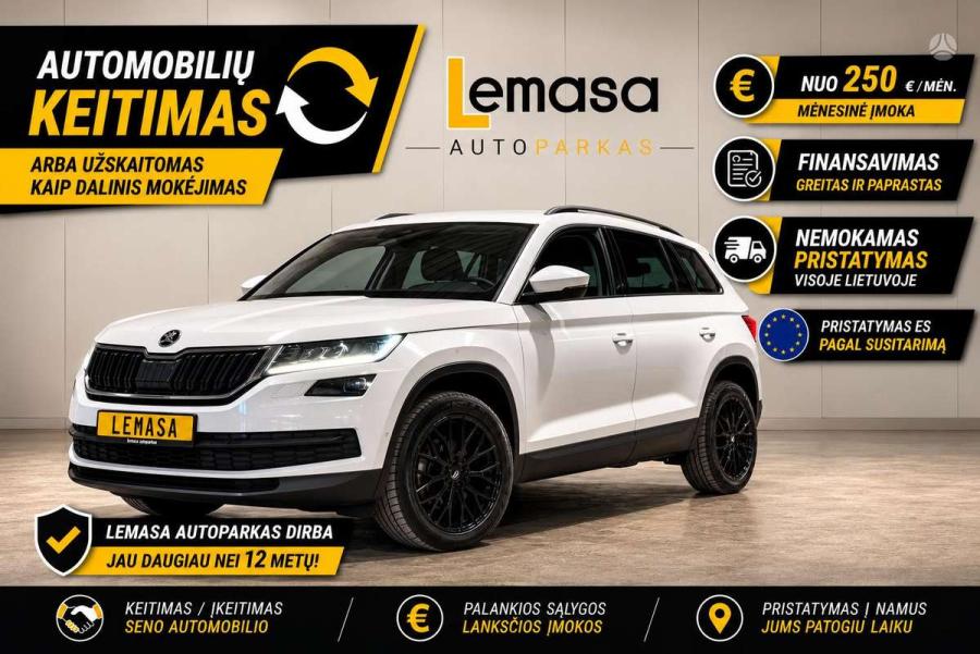 Balts Skoda Kodiaq 2017 Klaipėda, ar dzinēja tilpumu 1.40 L un nobraukumu 193 tūkst. km par 17999 €, foto 1 vietnē AUTOMOTO.COM.LV