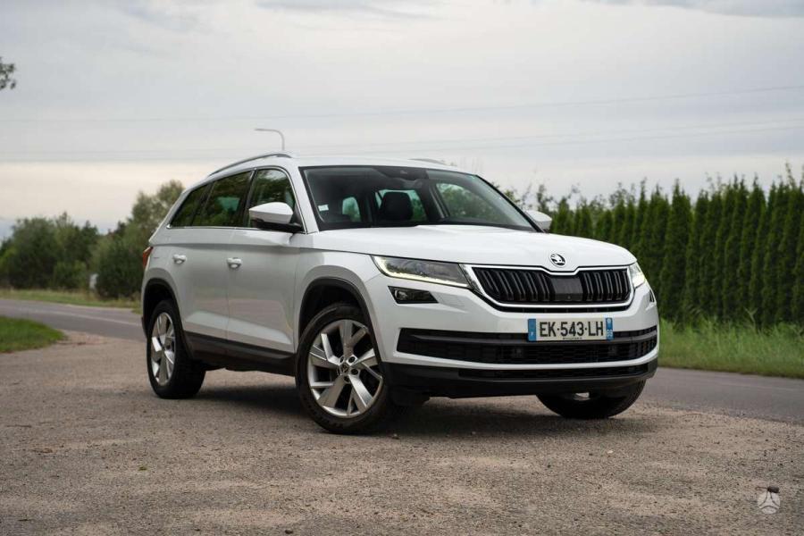 Белый Шкода Kodiaq 2017 в Электренай, объемом двигателя 1.97 л и пробегом 213 тыс. км за 16950 €, фото 1 на AUTOMOTO.COM.LV