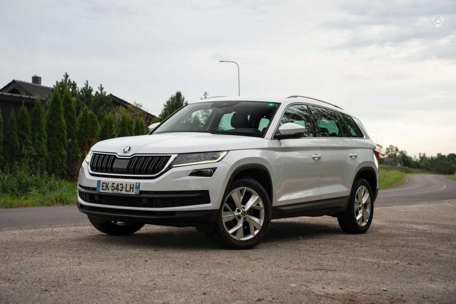 Белый Шкода Kodiaq 2017 в Электренай, объемом двигателя 1.97 л и пробегом 213 тыс. км за 16950 €, фото 4 на AUTOMOTO.COM.LV