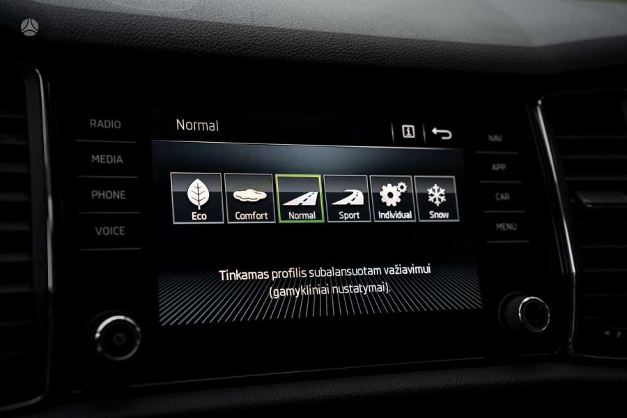 Белый Шкода Kodiaq 2017 в Электренай, объемом двигателя 1.97 л и пробегом 213 тыс. км за 16950 €, фото 28 на AUTOMOTO.COM.LV
