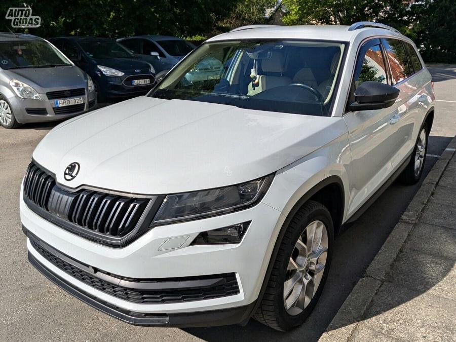 Белый Шкода Kodiaq 2017 в Каунас, объемом двигателя 2.00 л и пробегом 171 тыс. км за 21950 €, фото 1 на AUTOMOTO.COM.LV