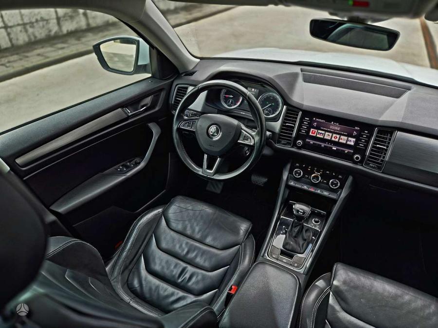 Balts Skoda Kodiaq 2017 Viļņa, ar dzinēja tilpumu 1.97 L un nobraukumu 287 tūkst. km par 13400 €, foto 40 vietnē AUTOMOTO.COM.LV