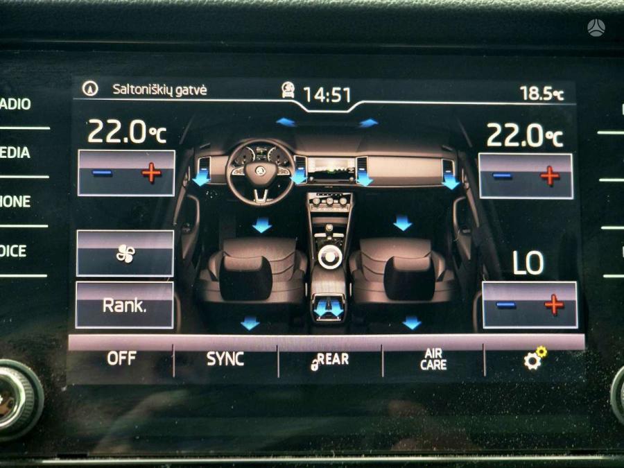 Balts Skoda Kodiaq 2017 Viļņa, ar dzinēja tilpumu 1.97 L un nobraukumu 287 tūkst. km par 13400 €, foto 48 vietnē AUTOMOTO.COM.LV