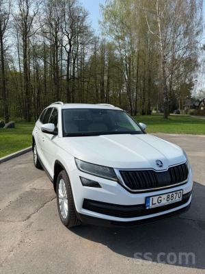 Белый Шкода Kodiaq 2018 в Рига, объемом двигателя 2.00 л и пробегом 191 тыс. км за 21500 €, фото 2 на AUTOMOTO.COM.LV