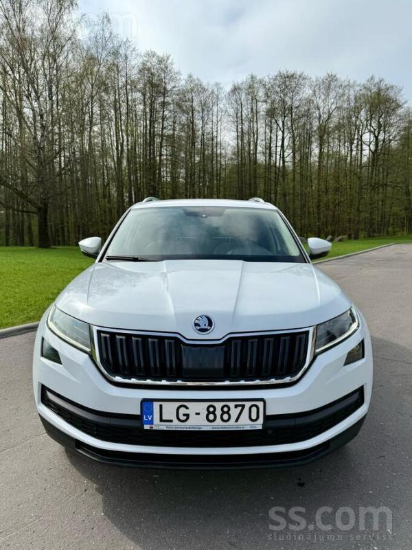 Белый Шкода Kodiaq 2018 в Рига, объемом двигателя 2.00 л и пробегом 191 тыс. км за 21500 €, фото 4 на AUTOMOTO.COM.LV