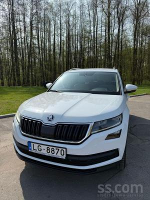Белый Шкода Kodiaq 2018 в Рига, объемом двигателя 2.00 л и пробегом 191 тыс. км за 21500 €, фото 5 на AUTOMOTO.COM.LV