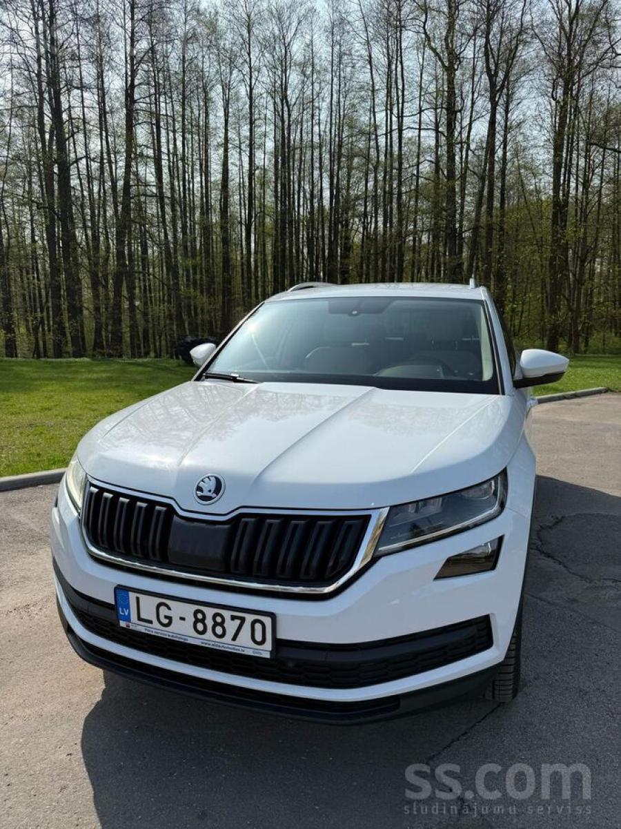 Белый Шкода Kodiaq 2018 в Рига, объемом двигателя 2.00 л и пробегом 191 тыс. км за 21500 €, фото 5 на AUTOMOTO.COM.LV