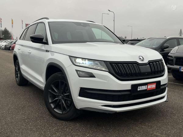 Белый Шкода Kodiaq 2018 в Вильнюс, объемом двигателя 1.97 л и пробегом 154 тыс. км за 21390 €, фото 1 на AUTOMOTO.COM.LV