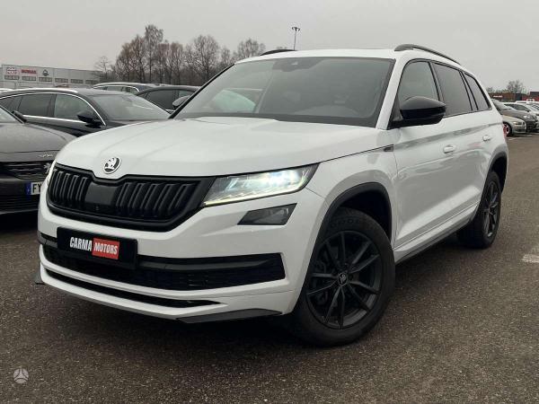Balts Skoda Kodiaq 2018 Viļņa, ar dzinēja tilpumu 1.97 L un nobraukumu 154 tūkst. km par 21390 €, foto 3 vietnē AUTOMOTO.COM.LV