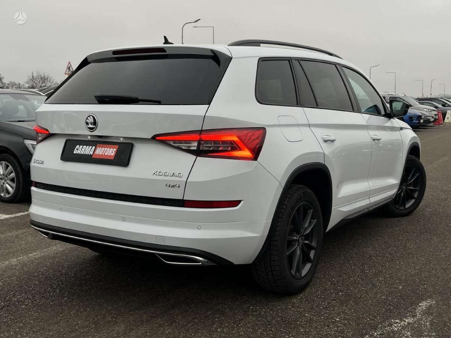 Белый Шкода Kodiaq 2018 в Вильнюс, объемом двигателя 1.97 л и пробегом 154 тыс. км за 21390 €, фото 5 на AUTOMOTO.COM.LV